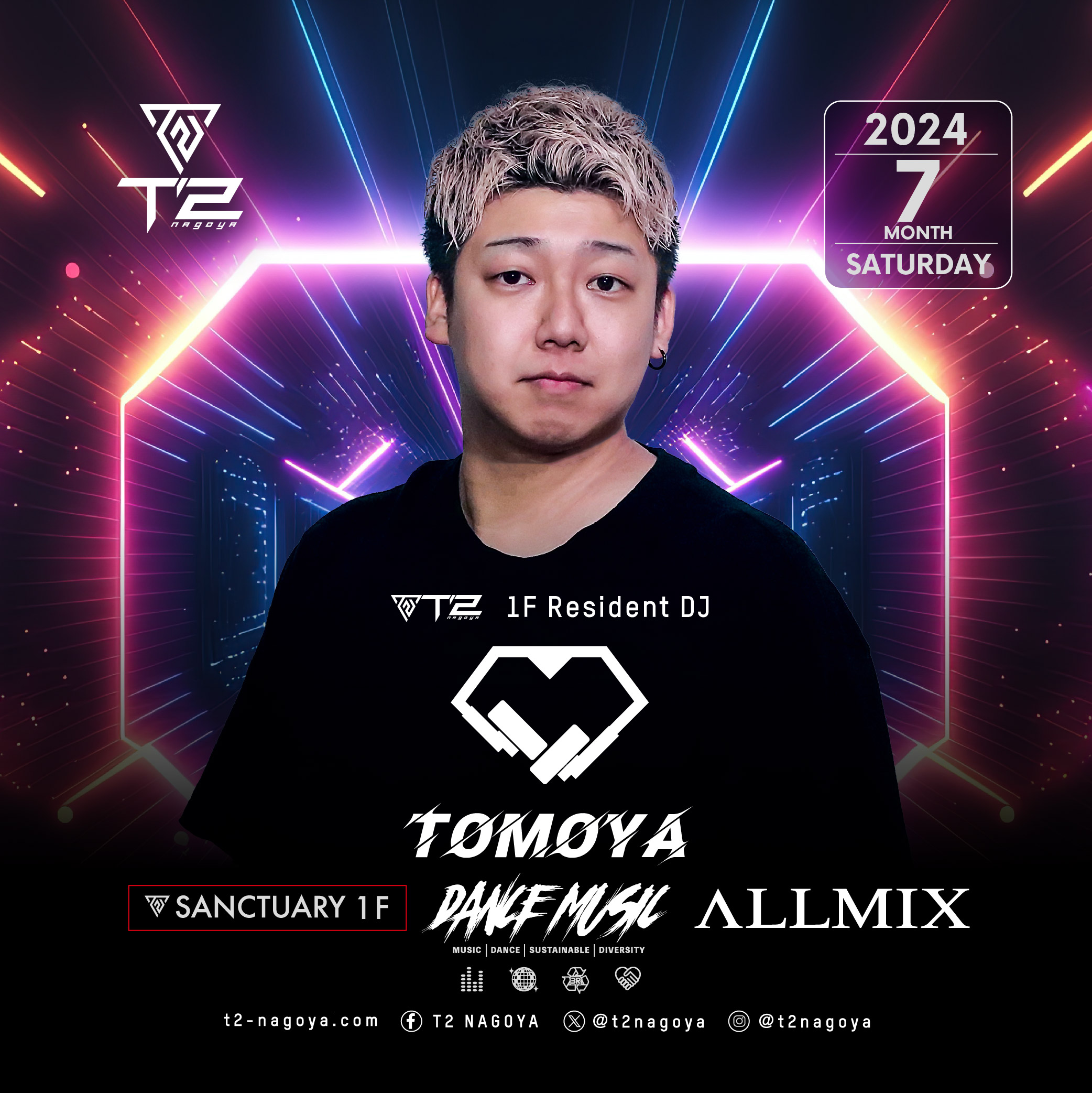 T2 ON SATURDAY(2024/07/13) - T2 NAGOYA