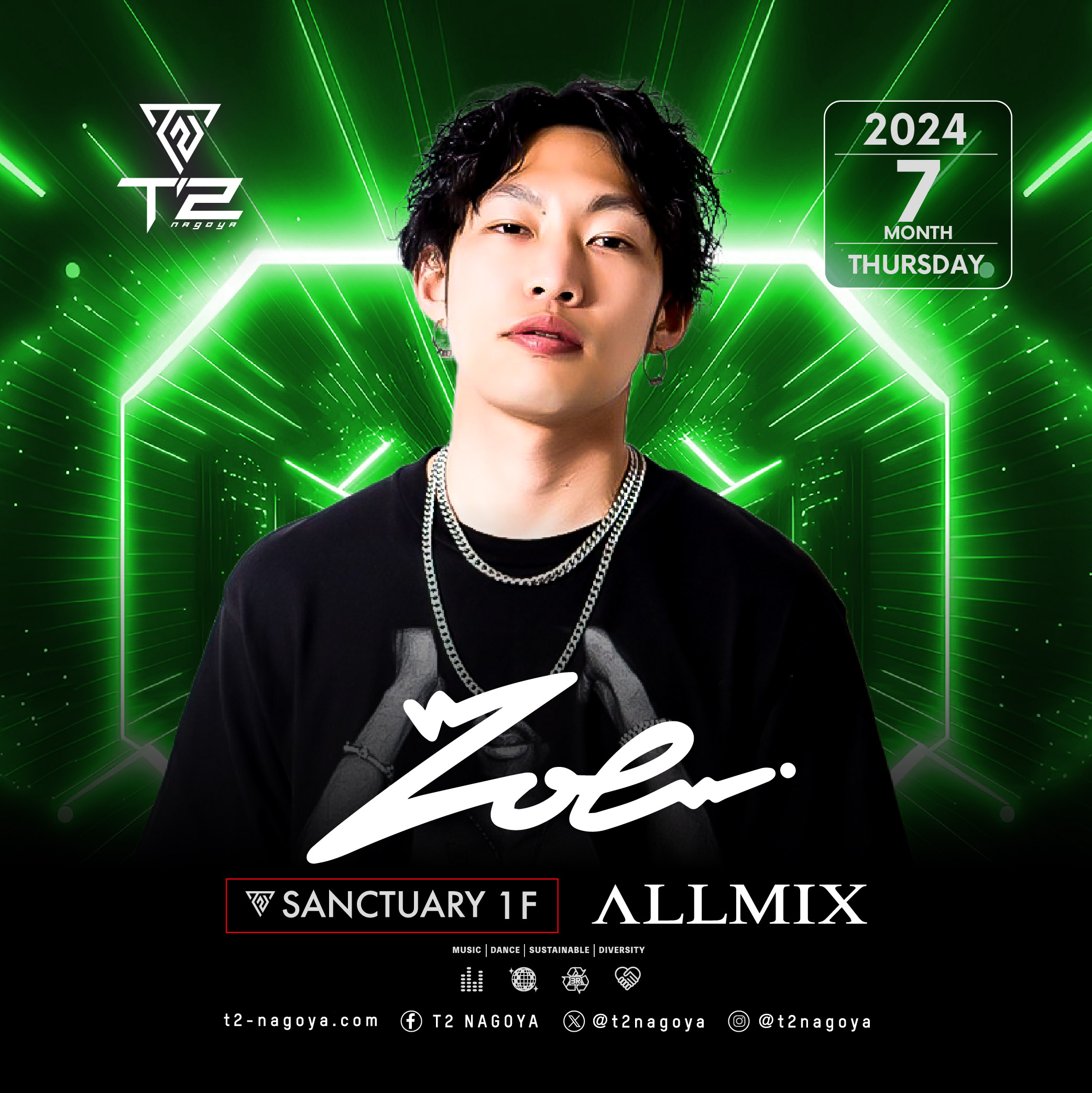 T2 ON THURSDAY(2024/07/11) - T2 NAGOYA