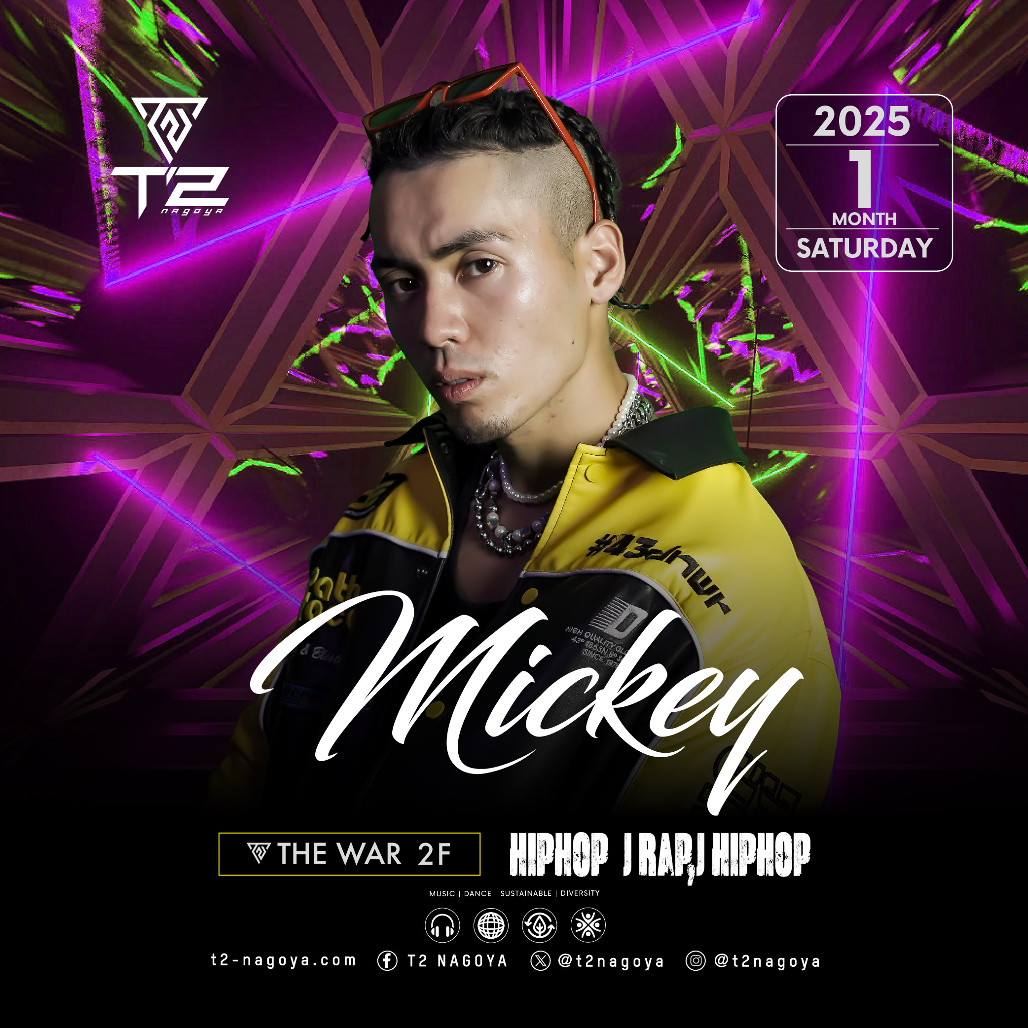 T2 ON SATURDAY(2025/01/18) - T2 NAGOYA